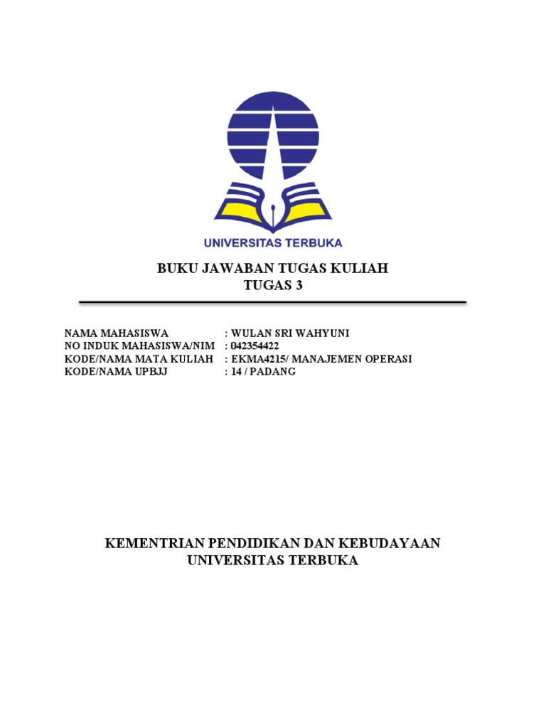 TMK 3 - Ekma4313 | PDF