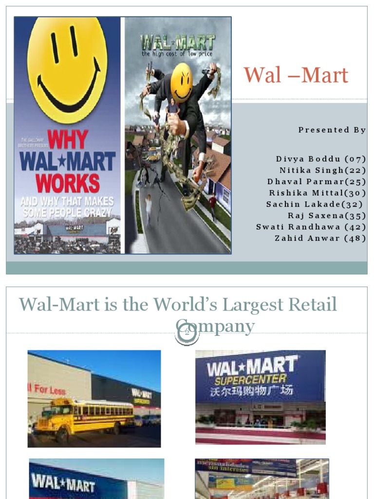 Wal - Mart | PDF | Walmart | Inventory