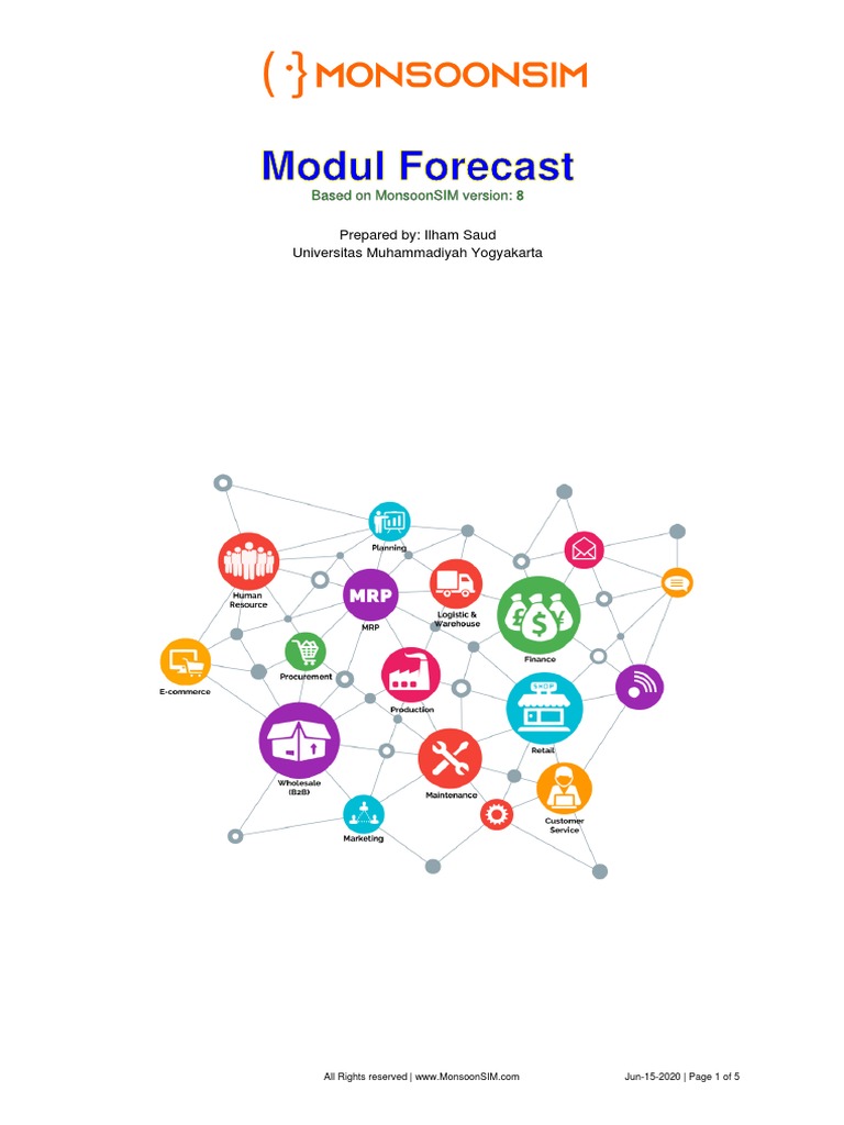 Modul Forecast: Prepared By: Ilham Saud Universitas Muhammadiyah ...