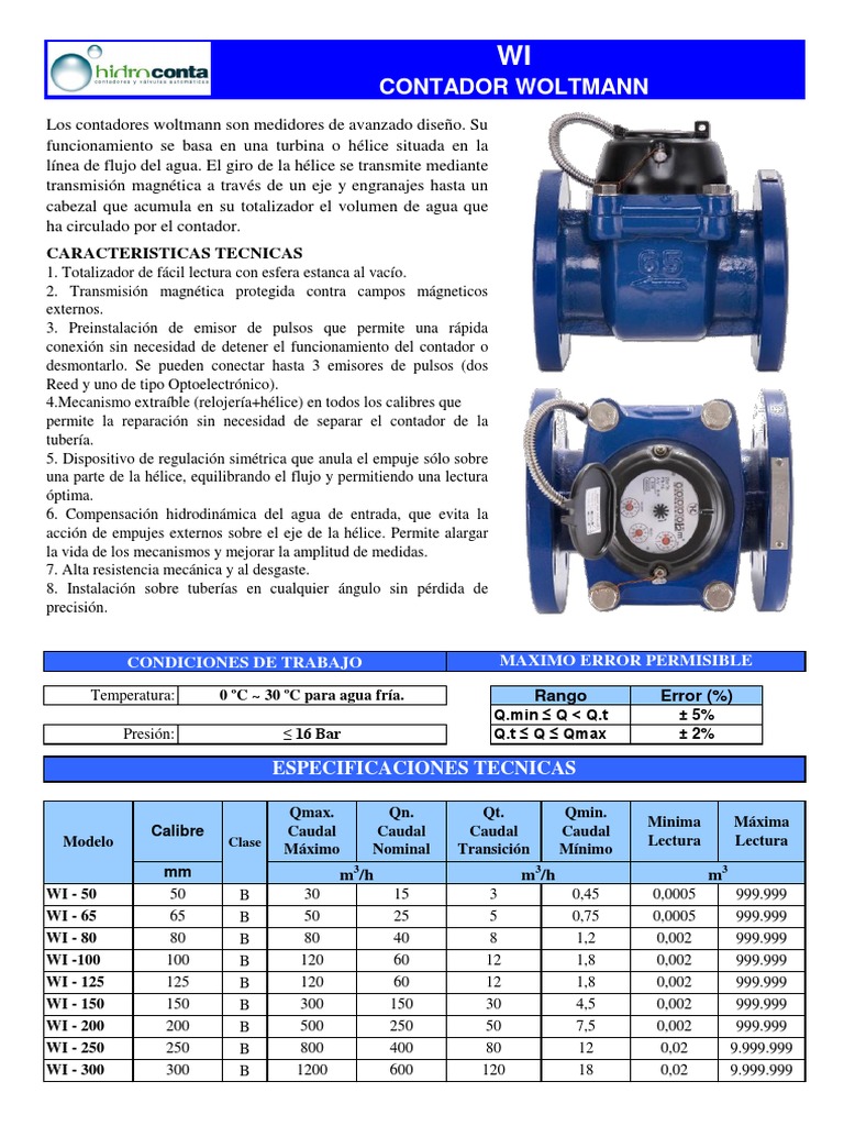 Wi-Contador Woltmann | PDF | Tornillo | Arandela (Hardware)