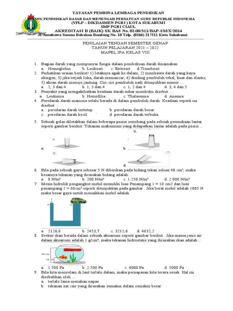Soal Pts Genap Kls 8 | PDF | Kajian Bahasa Asing | Teknologi & Rekayasa