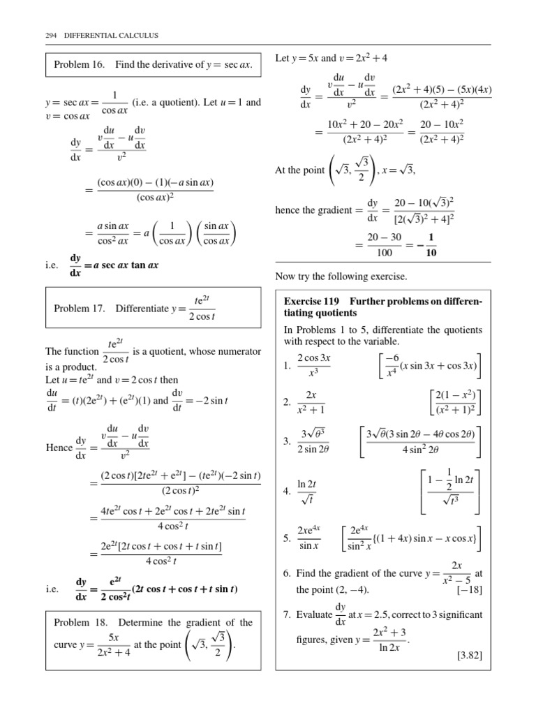 Bird - Higher Engineering Mathematics, 5TH Ed., Newnes, 2006 | PDF ...