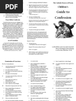 First Confession Guide | PDF | Confession (Religion) | Penance