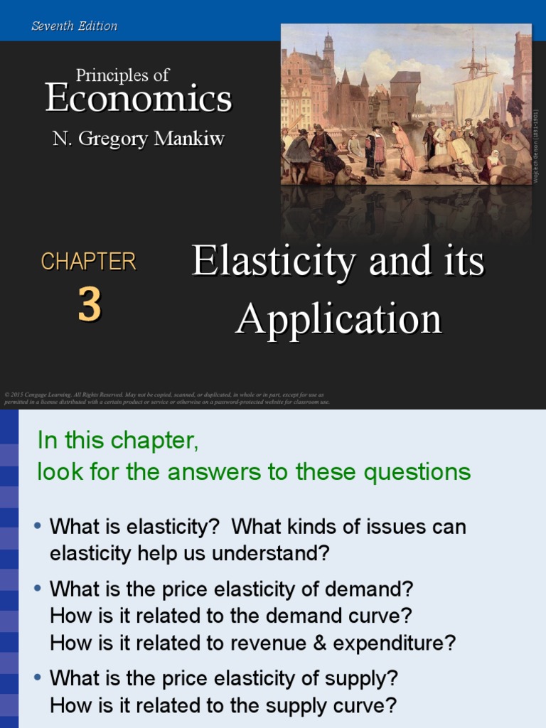 Chapter 3 - Elasticity and Its Applications | PDF | Demand | Price ...
