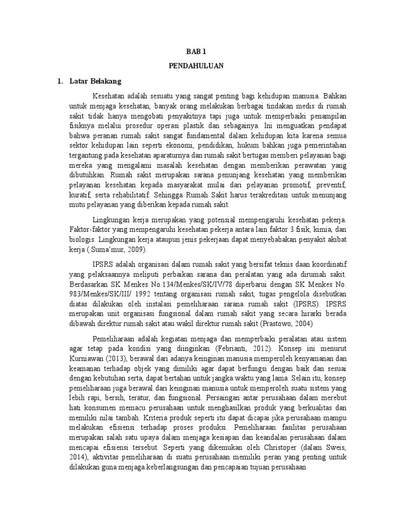 BAB 1 Laporan Tahunan Ipsrs | PDF