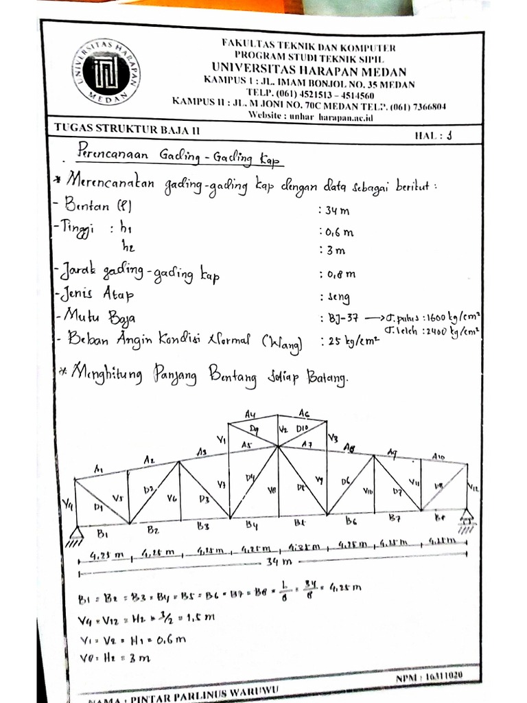Perencanaan Gording | PDF
