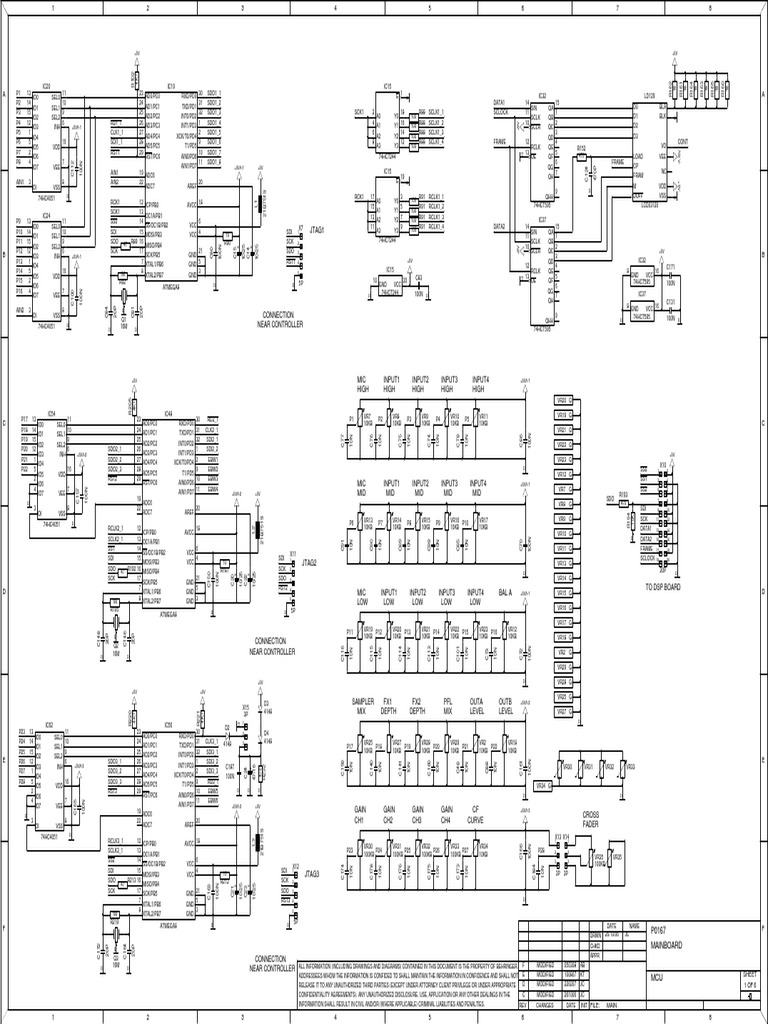 P0167 Schematic Diagram Main RevF 2009-03-26 Rev.0 | PDF