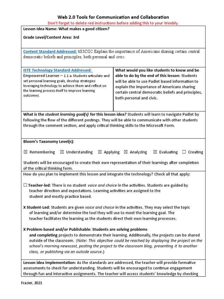 CCT Lesson Plan | PDF | Learning | Critical Thinking