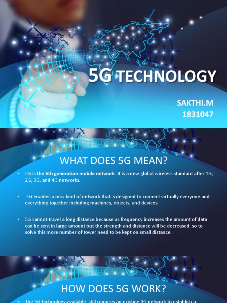 5G Technology | PDF | 4 G | Computer Network