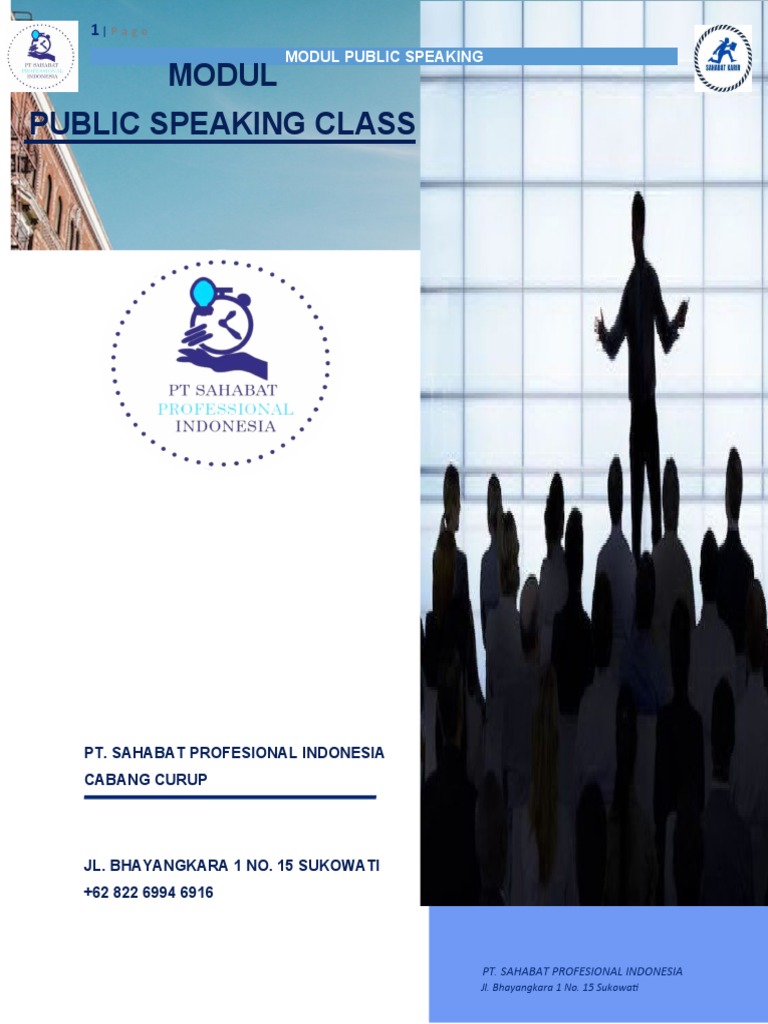 Modul Public Speaking Kantor | PDF | Karier & Perkembangan
