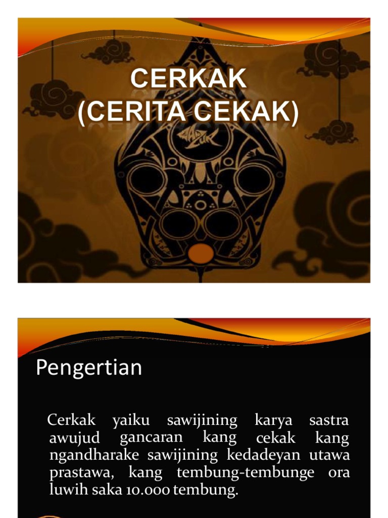Unsur dan Teknik dalam Cerkak | PDF