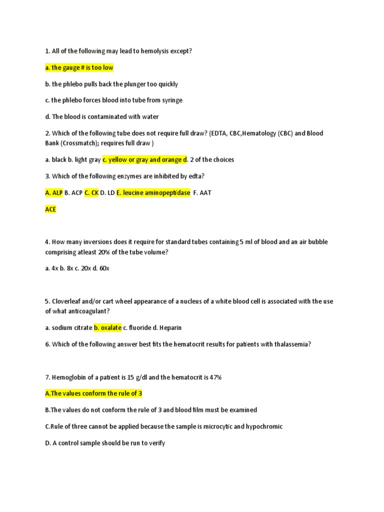 Case Study | PDF | White Blood Cell | Medical Specialties