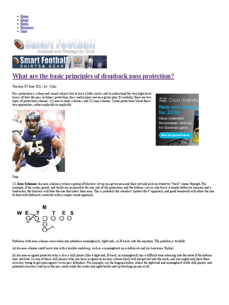 What Are The Basic Principles of Dropback Pass Protection - Smart ...