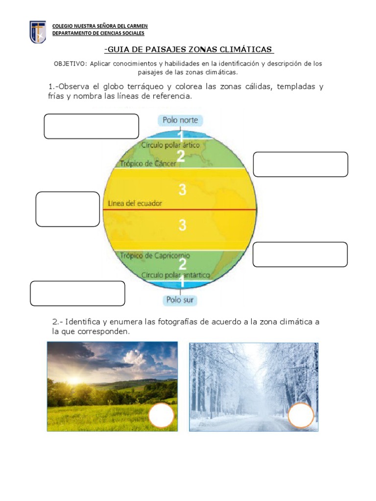 Guía Paisajes Zonas Climáticas | PDF