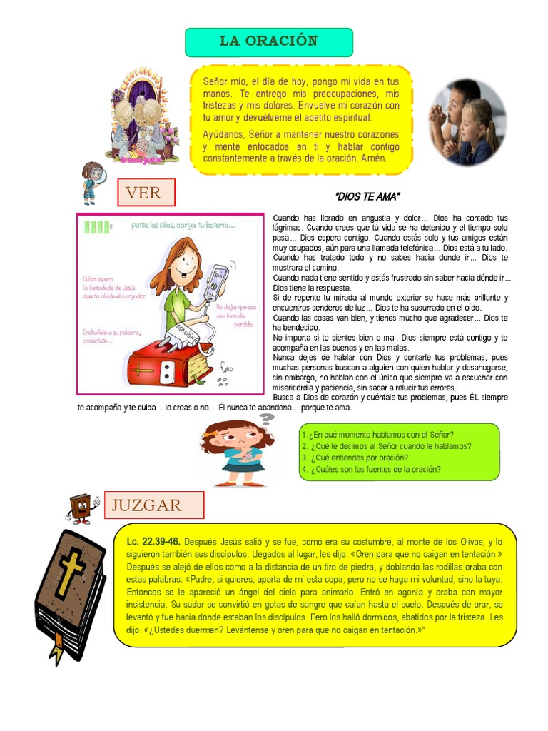 Dios Siempre Está Contigo: La Oración | PDF | Oración | Cristo (título)
