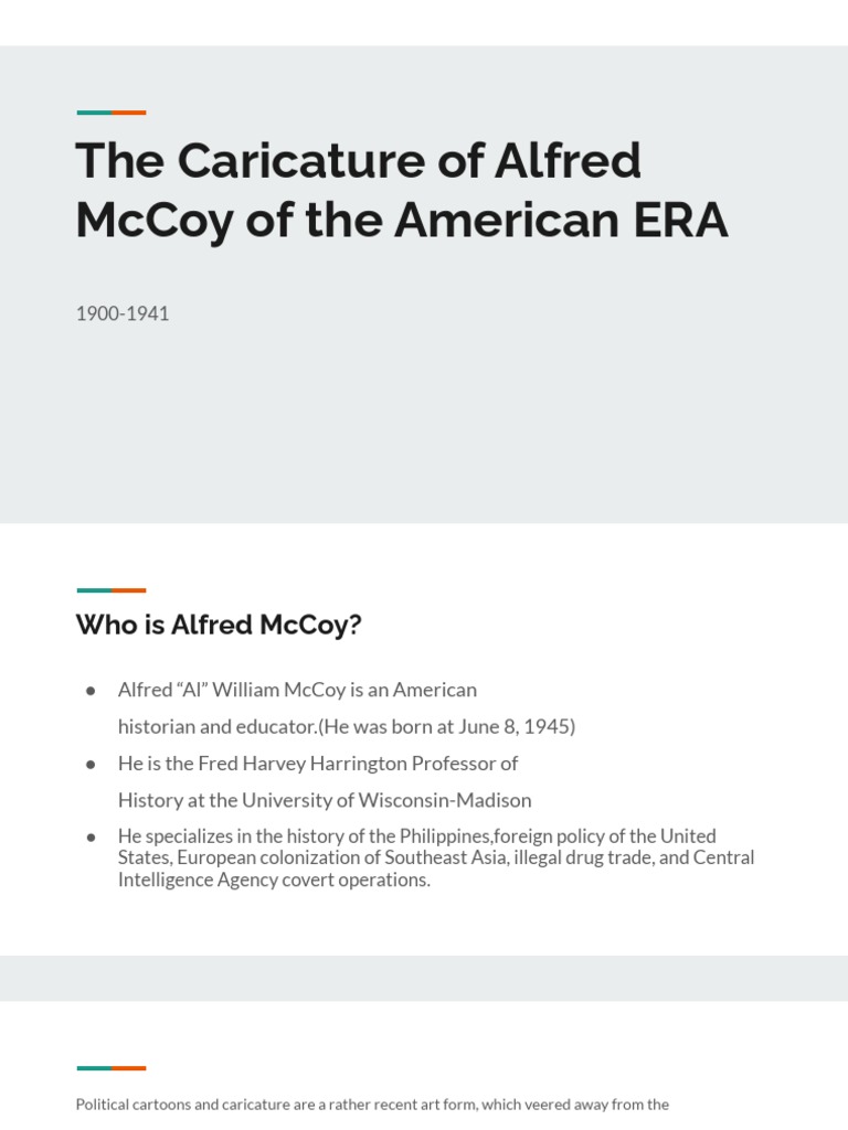 7.pre-Final - The Caricature of Alfred McCoy of The American ERA | PDF ...