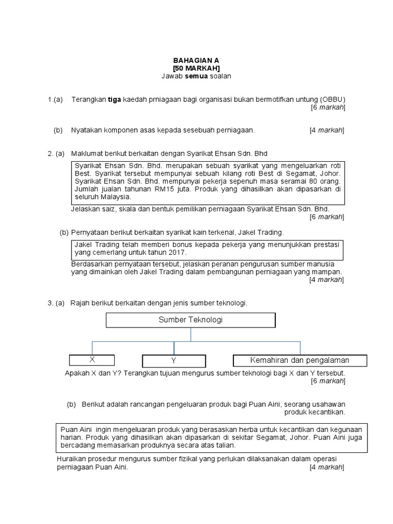 Ujian 1 F5 K2 2022 | PDF