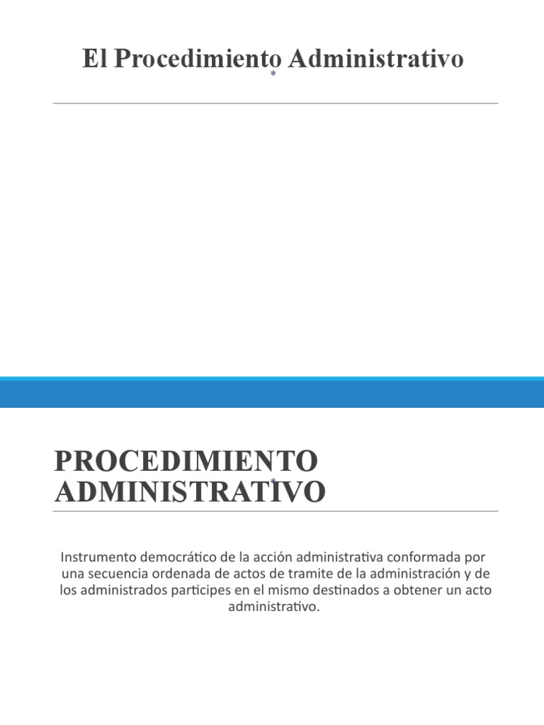 El Procedimiento Administrativo | PDF | Justicia | Crimen y violencia