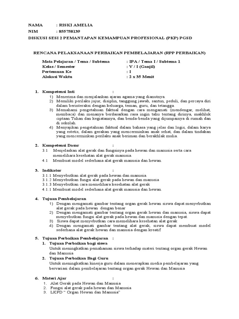 Sesi 2 PKP - Riski Amelia - 855758139 | PDF