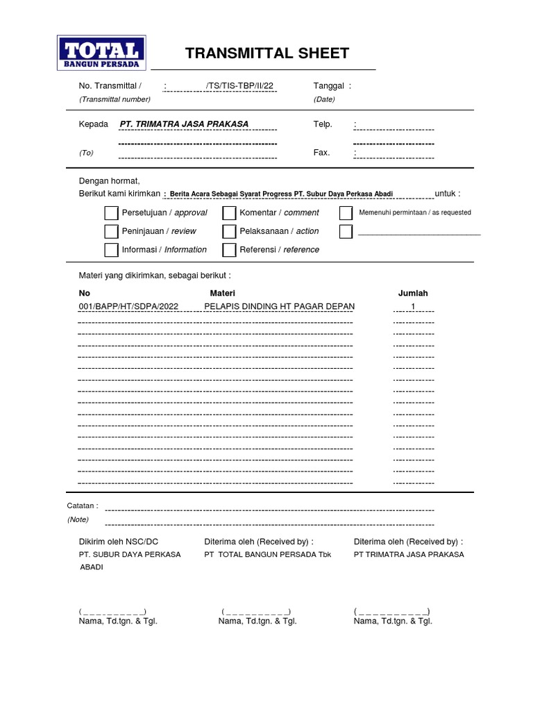 Transmital Merged | PDF