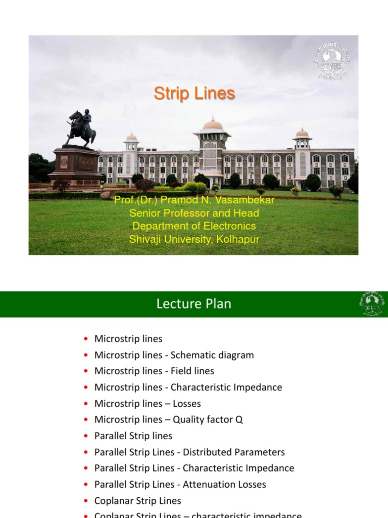 2.1 Strip Lines3008221 | PDF | Transmission Line | Telecommunications ...