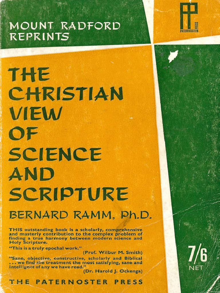Christian View of Science and Scripture | PDF | Science | Philosophy Of ...