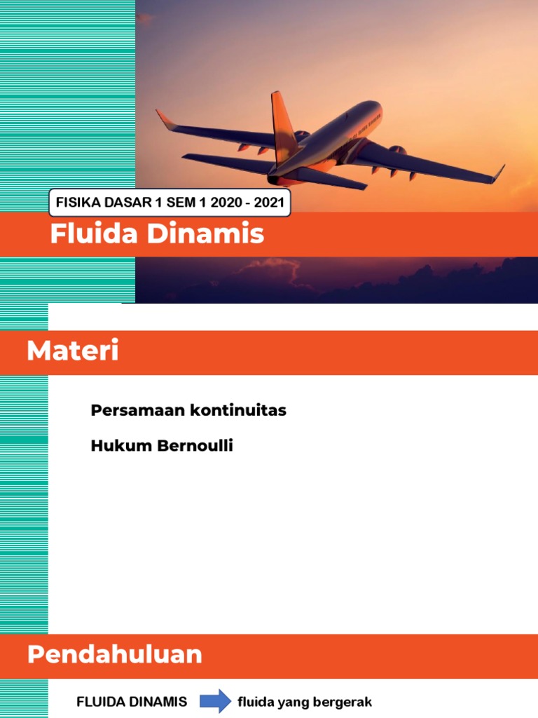 Fluida Dinamis | PDF