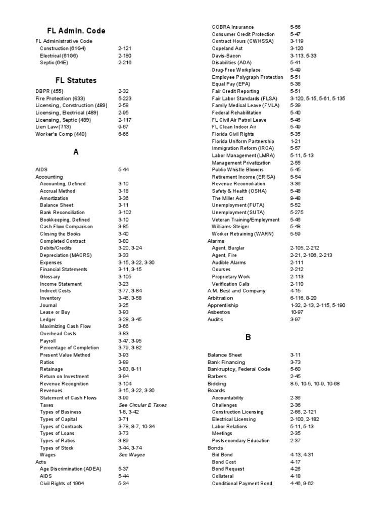 Contractors Manual 2021 Index | PDF | Occupational Safety And Health ...