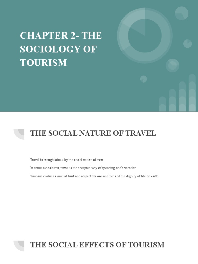 Chapter 2 - The Sociology of Tourism | PDF