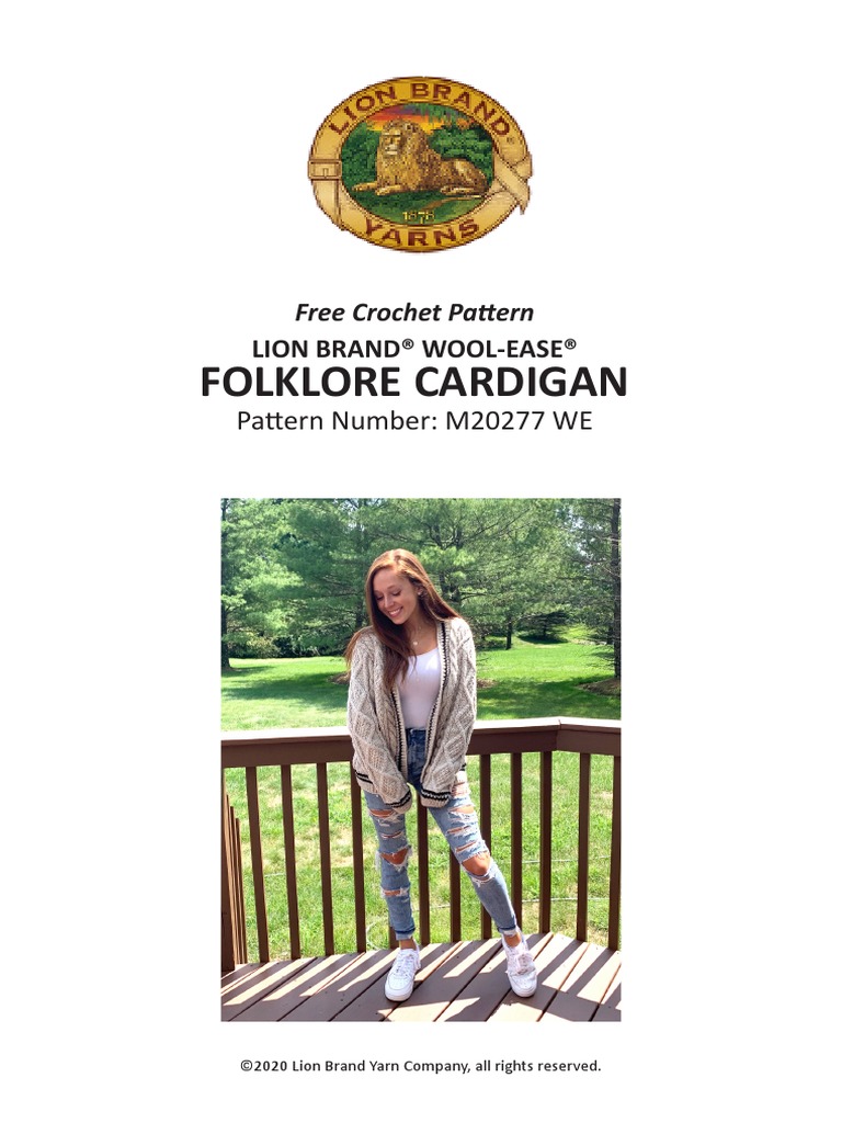 FOLKLORE CARDIGAN - M20277 WE v1601062229633 | PDF | Knitting ...