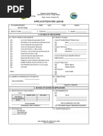 Civil Service Form No.6 Revised 2020 Application For Leave | PDF | Parental Leave | Surgery