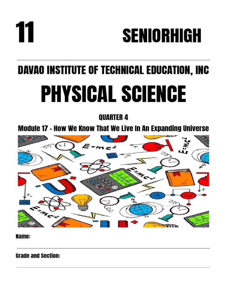 Quarter 4 - Module 17 Physical Science | PDF | Universe | Big Bang