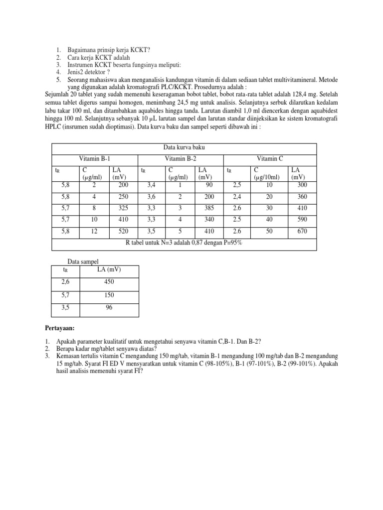 Latihan kckt-1 | PDF