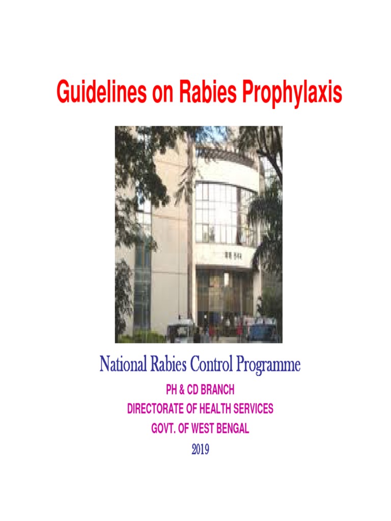 Guideline Rabies Prophylaxis PPT PDF | PDF | Rabies | Vaccines