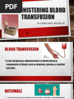 Transfusion Checklist Poster June 2021 Ver 1.0 1 | PDF | Blood ...