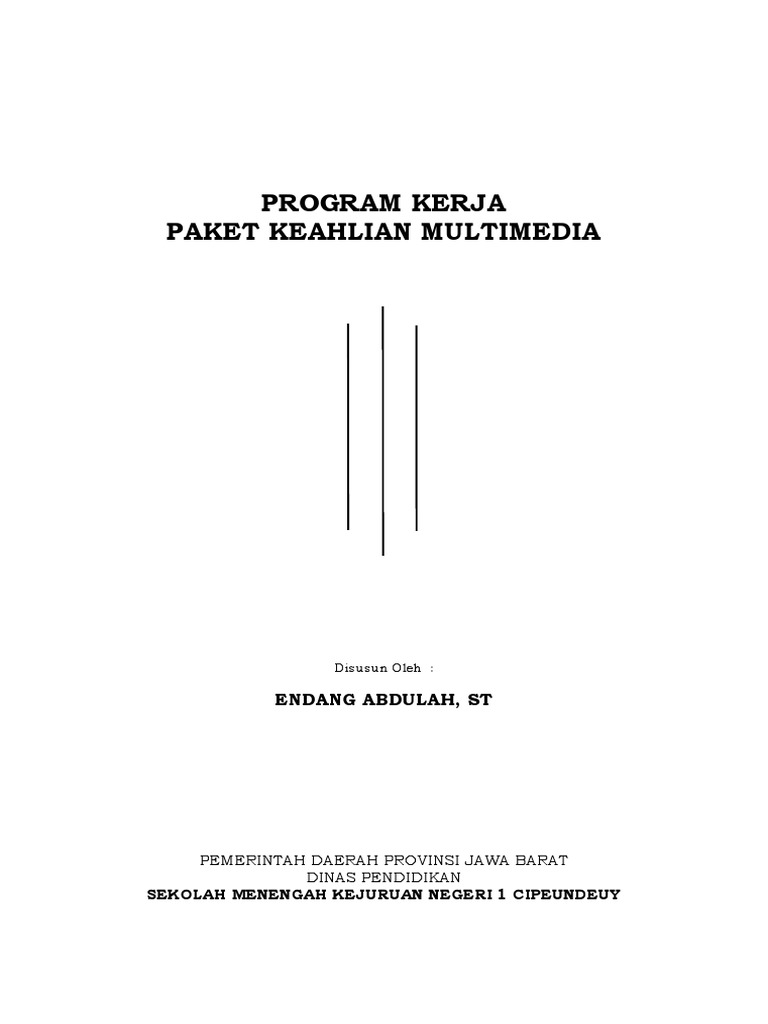 Program Kerja Tahunan Kaprog MM - 2021 | PDF