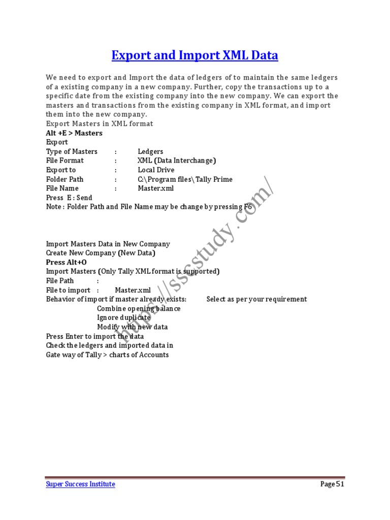 Tally Prime Course Export Import, Security Control | PDF | Computer File | Password