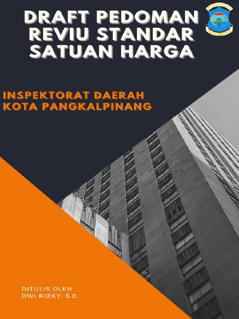 Draft Pedoman Reviu Standar Satuan Harga | PDF