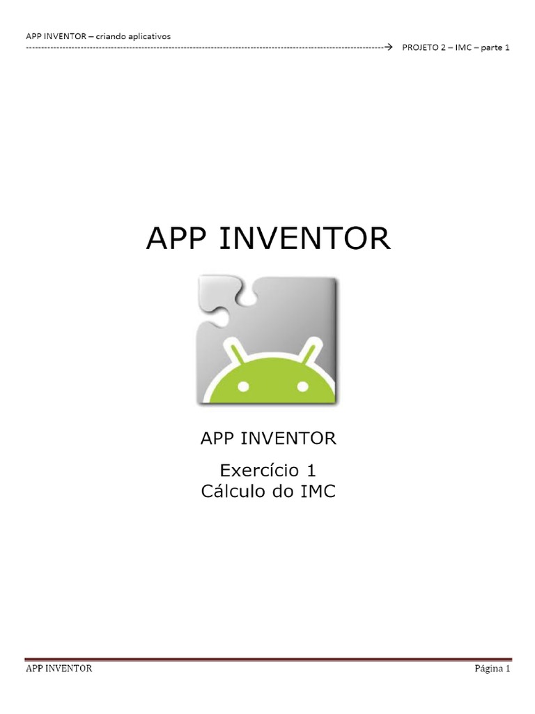 Exercicio Imc App Inventor | PDF