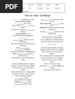 Viva La Vida: Coldplay | PDF | Song Structure | Harmony