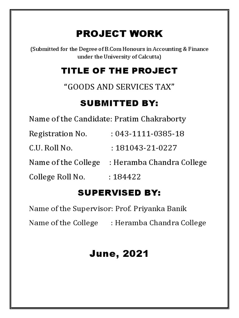 Demo Proj 4 Pdf Taxes Value Added Tax 