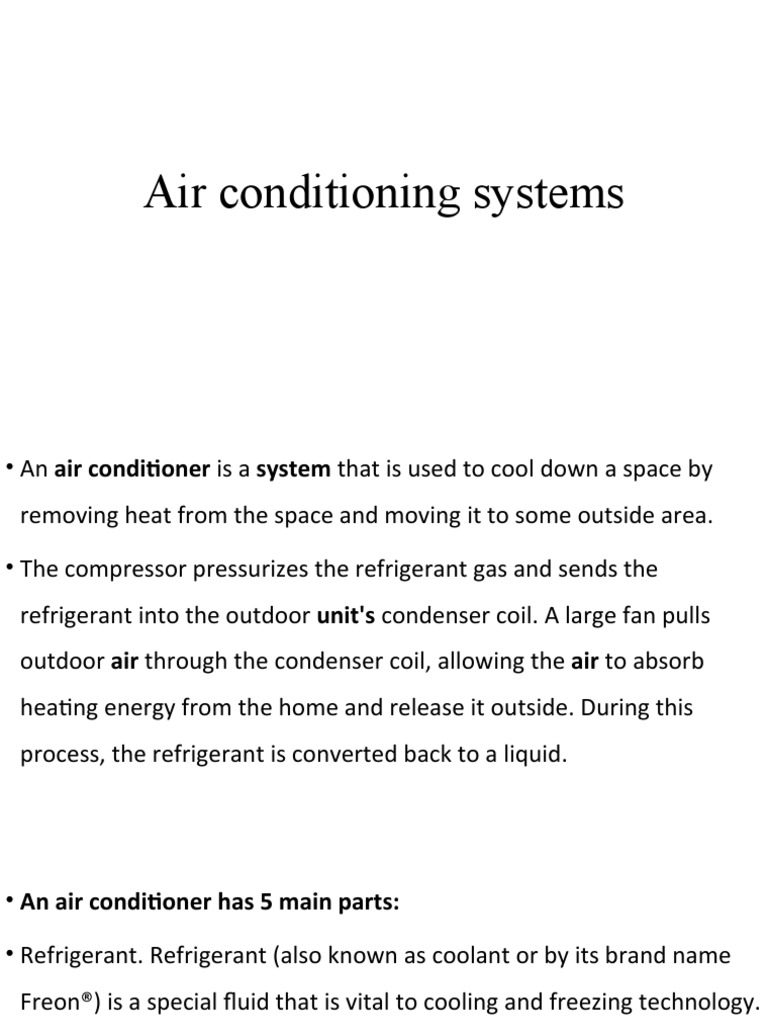 Air Conditioning Systems | PDF | Air Conditioning | Automation