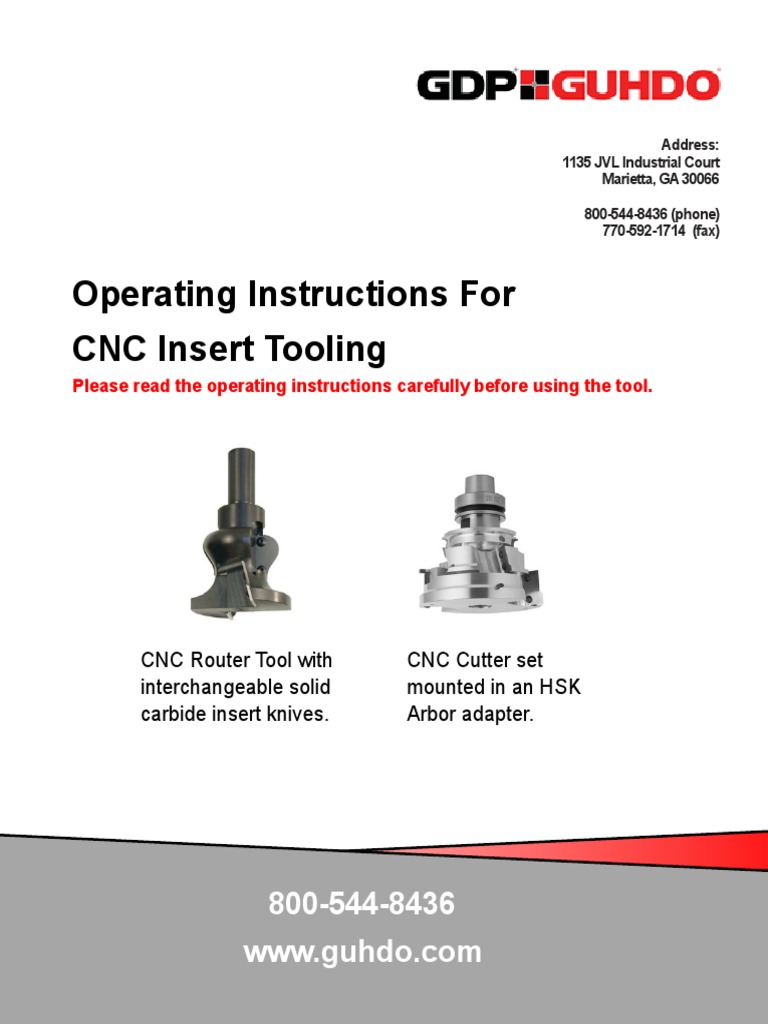 CNC Tooling Safety Guide | PDF | Screw | Numerical Control