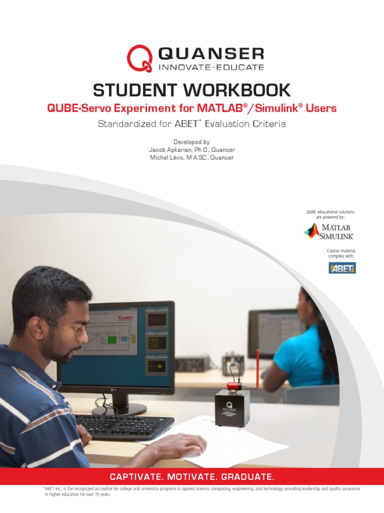 QUBE-Servo Workbook (Student) | PDF | Electric Motor | Damping