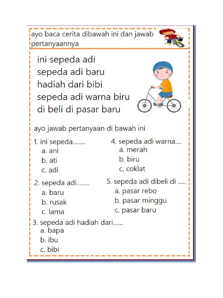 Media Belajar Membaca 1 | PDF