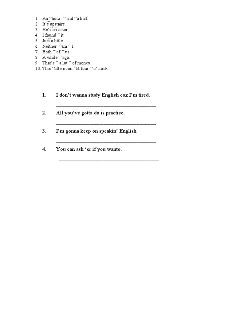 Connected Speech Task | PDF