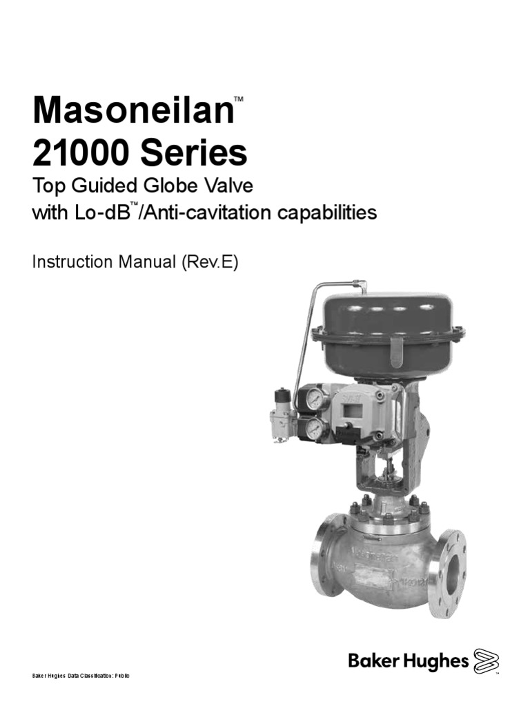 Masoneilan 21000 Series: Top Guided Globe Valve With Lo-dB /anti ...