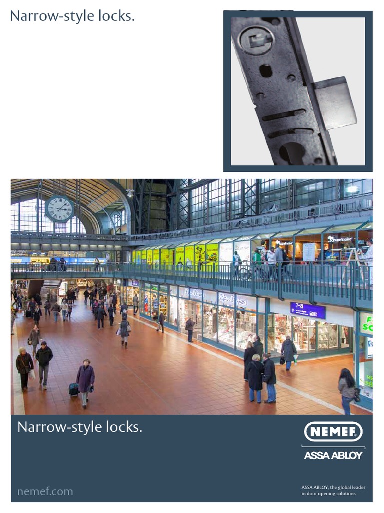 Nemef Narrow-Style Lock Overview | PDF | Door | Components