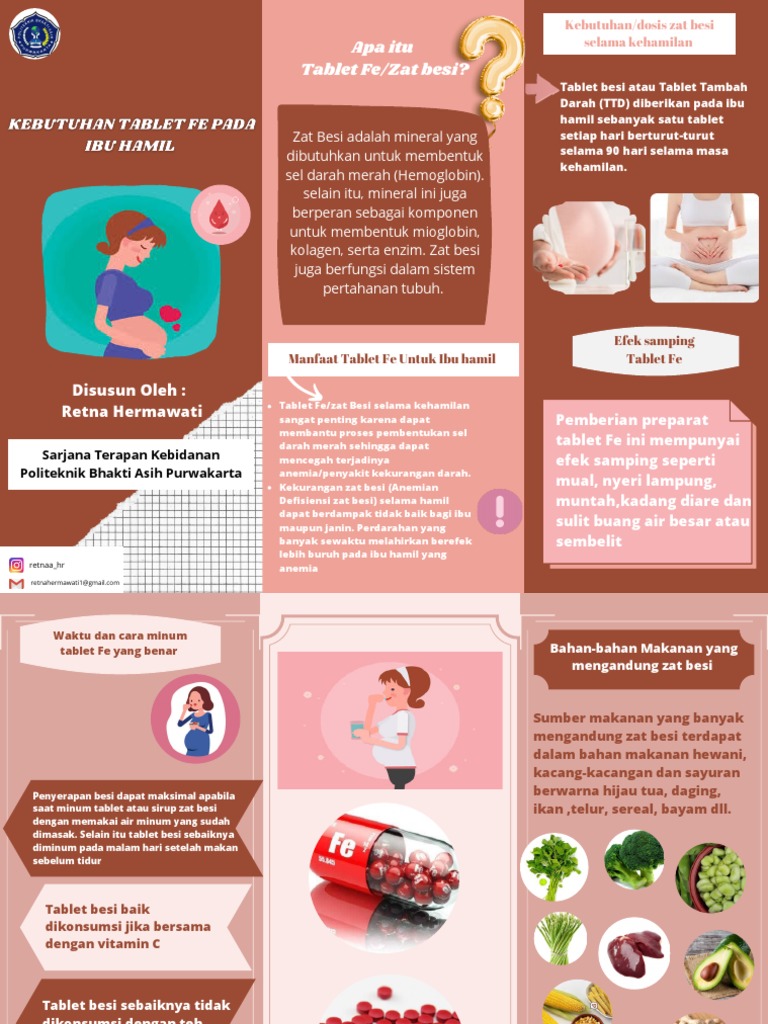 Leaflet Kebutuhan Fe Bumil | PDF