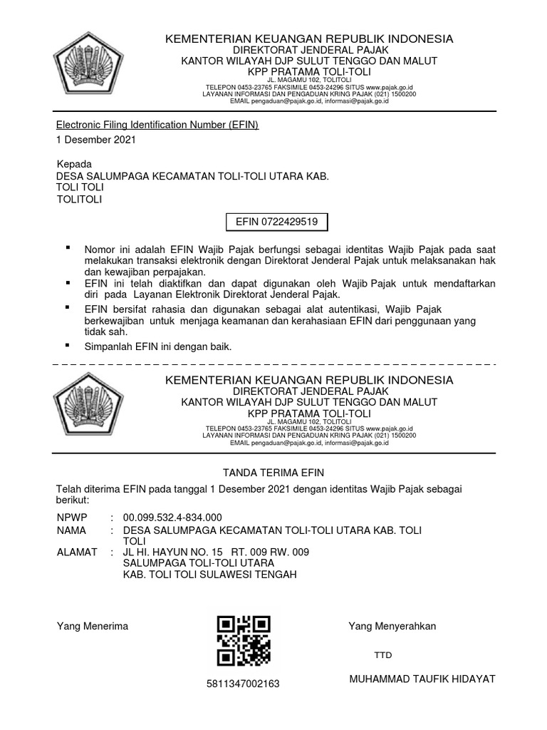 Efin 212501550941 | PDF